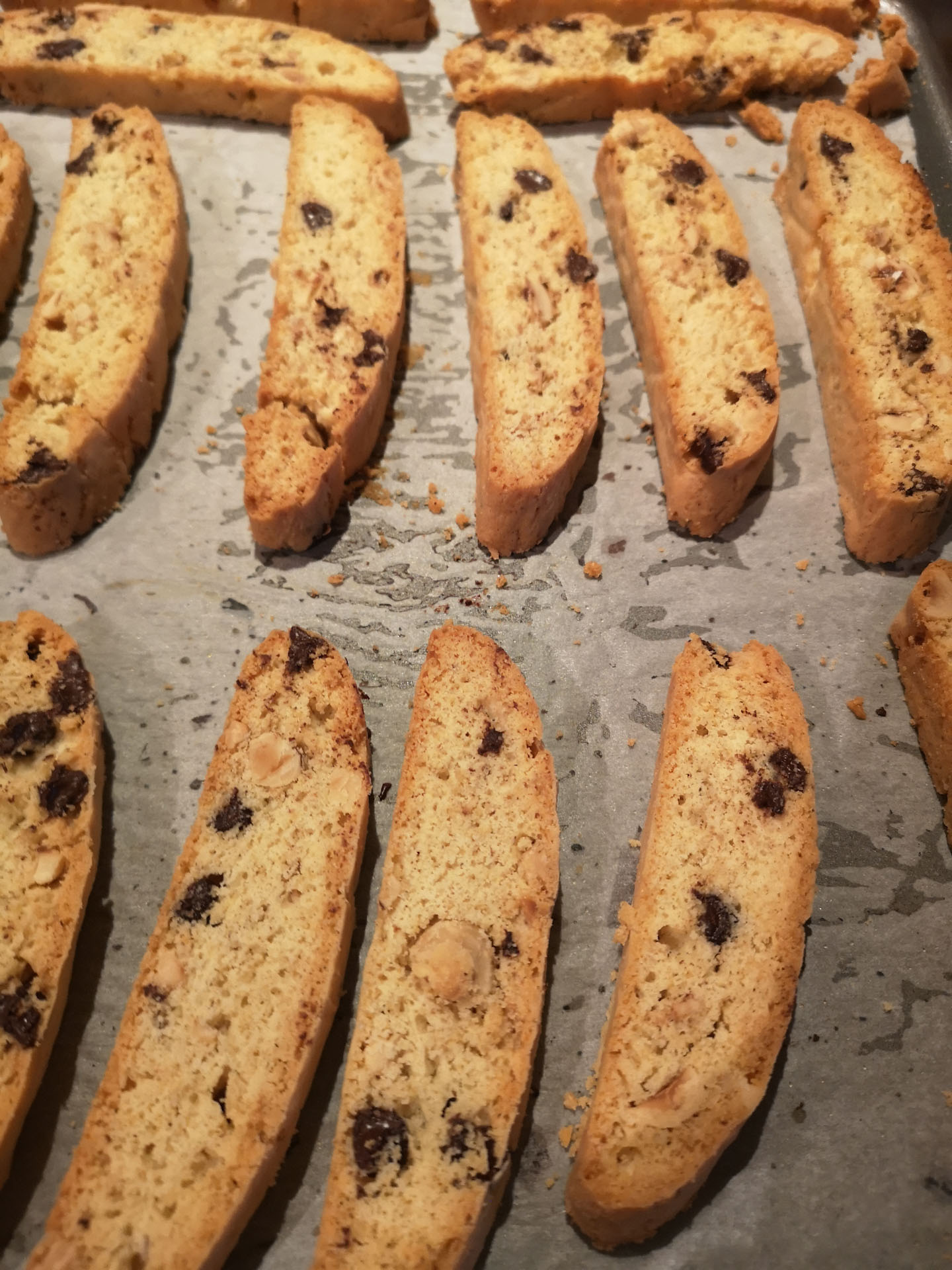 Hazelnut and Chocolate Chip Biscotti Recipe - Pink Haired Pastry Chef