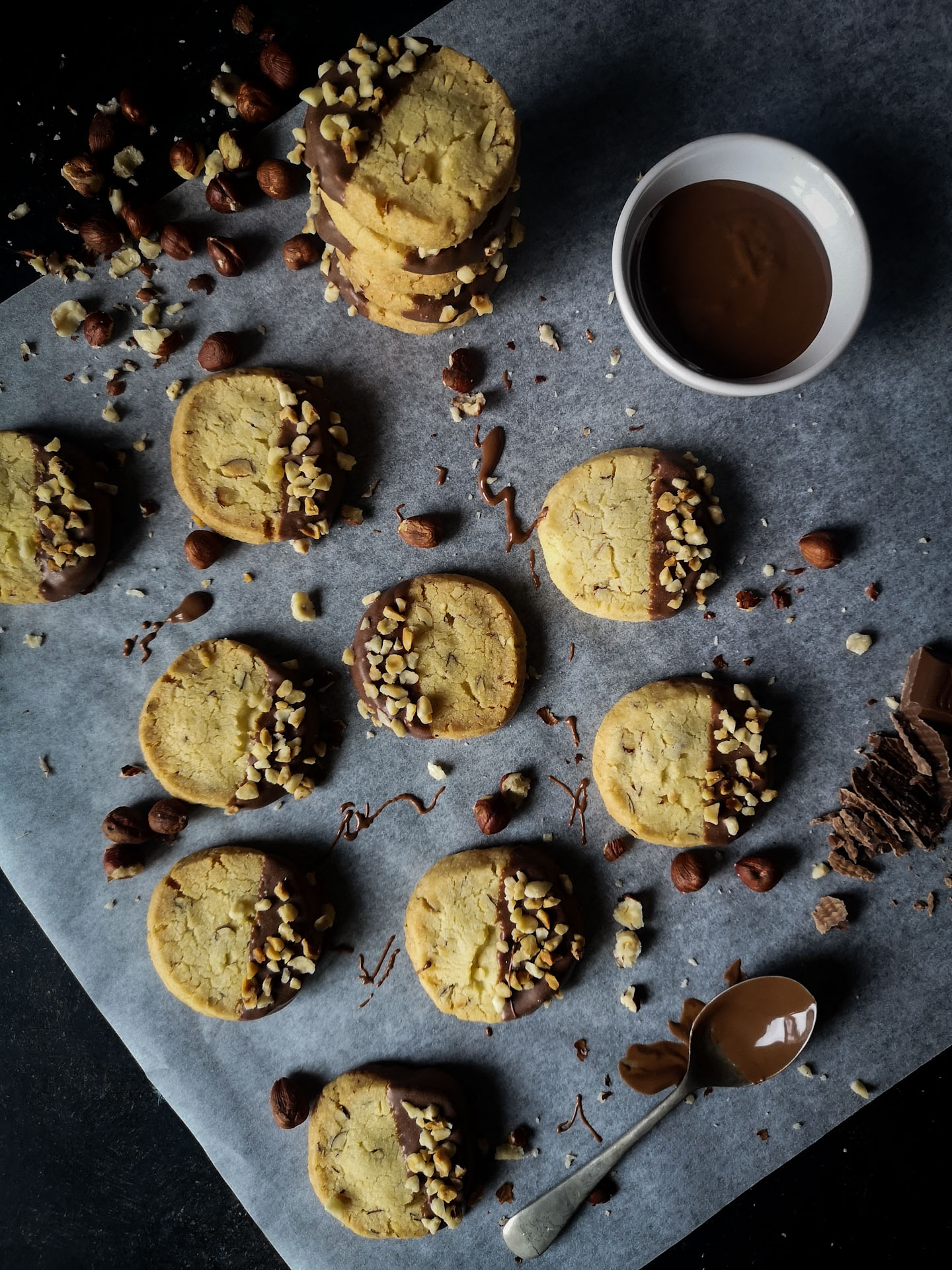 Hazelnut Shortbread Recipe - Pink Haired Pastry Chef