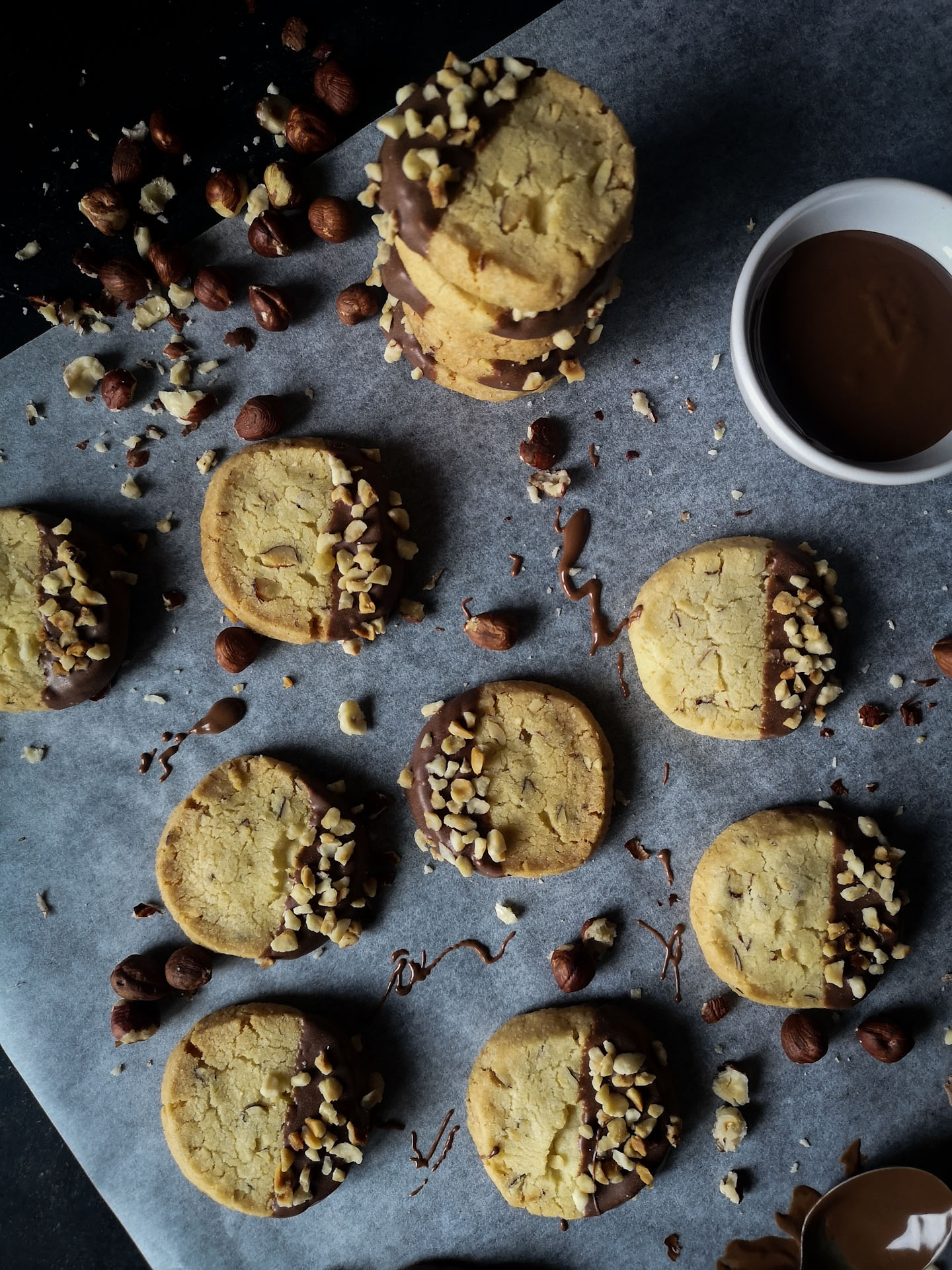 Hazelnut Shortbread Recipe - Pink Haired Pastry Chef