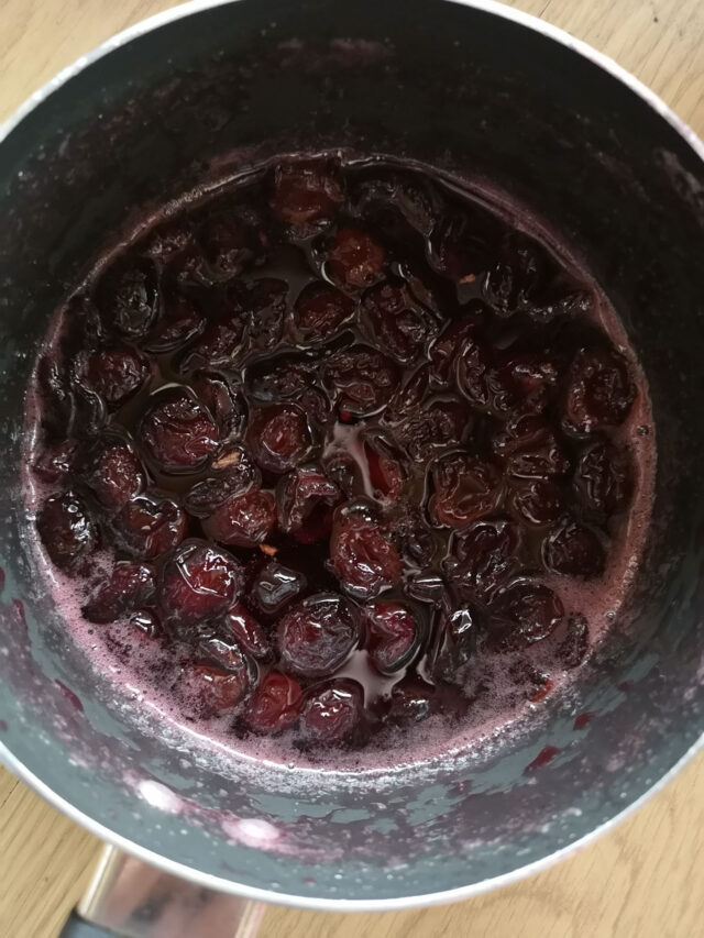 Vanilla Layer Cake with Cherry Jam and Vanilla Buttercream Recipe ...