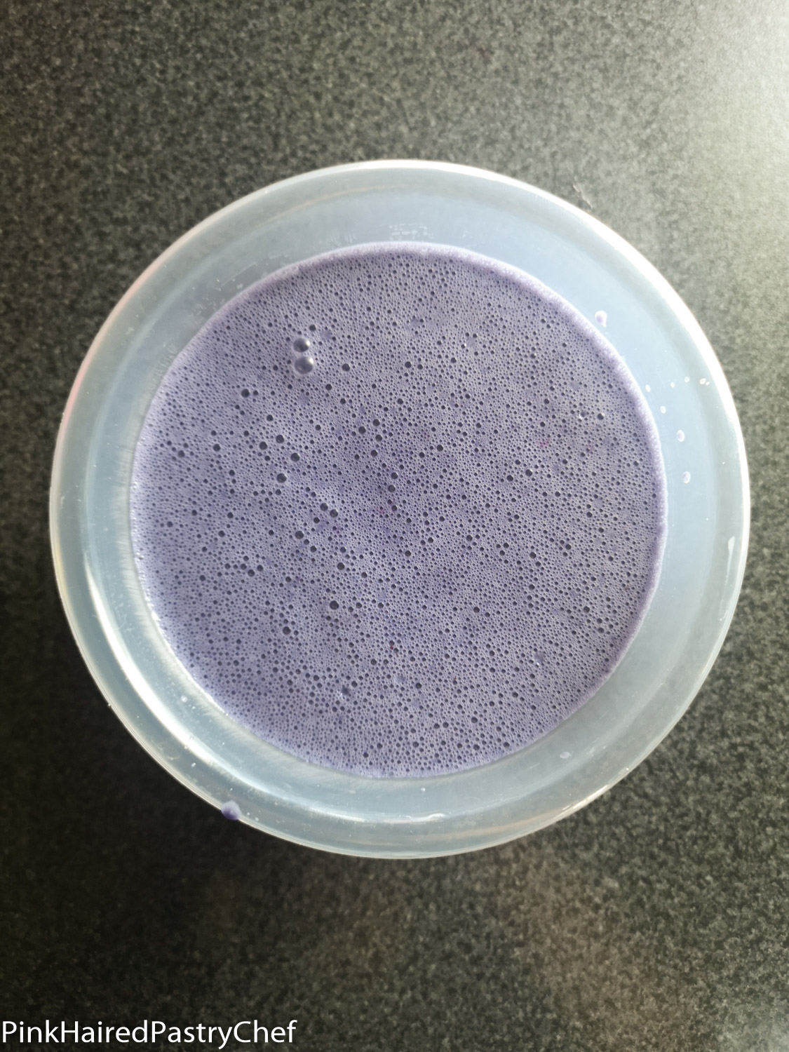 Blueberry White Chocolate Whipped Ganache Recipe - Pink Haired Pastry Chef