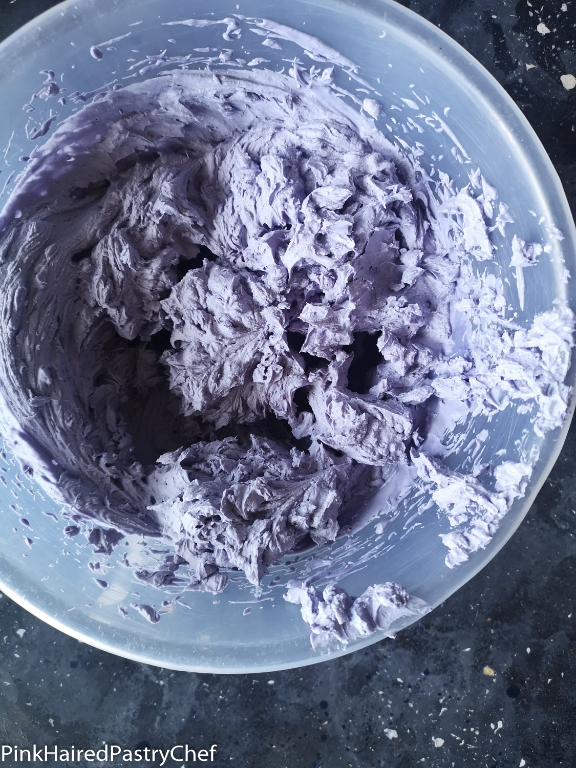 Blueberry White Chocolate Whipped Ganache Recipe - Pink Haired Pastry Chef