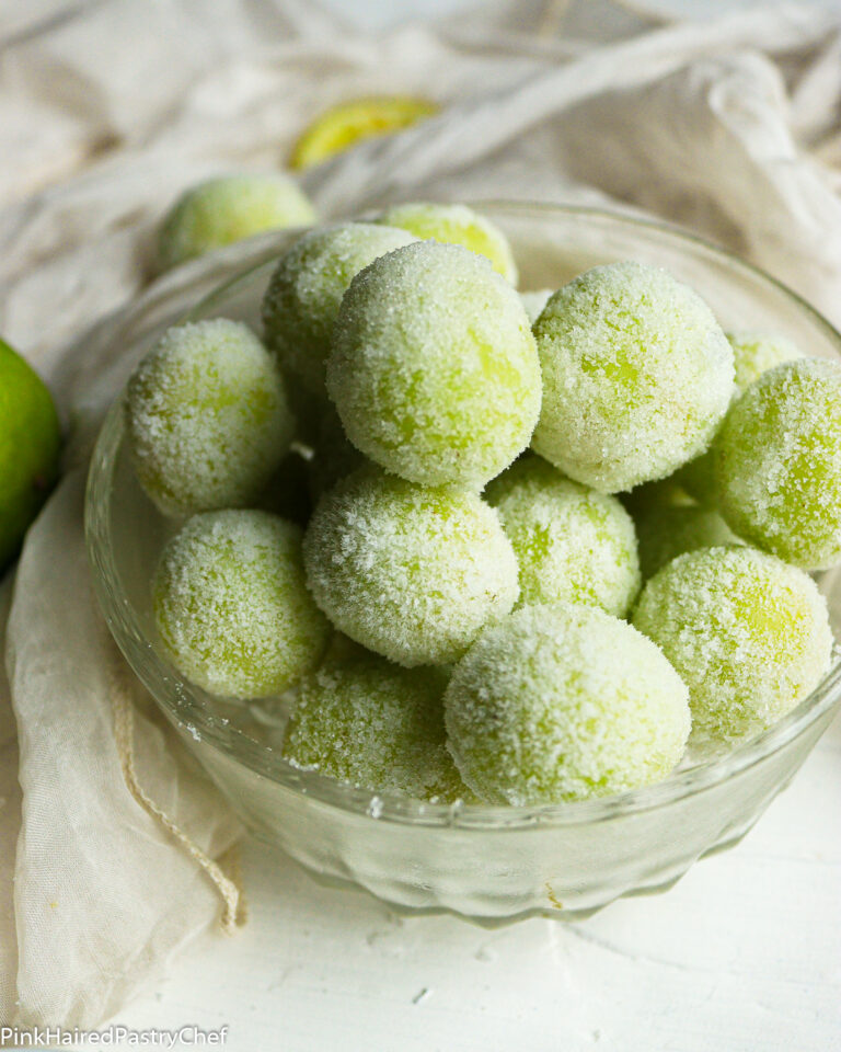 Frozen Frosted Grapes Recipe - Pink Haired Pastry Chef