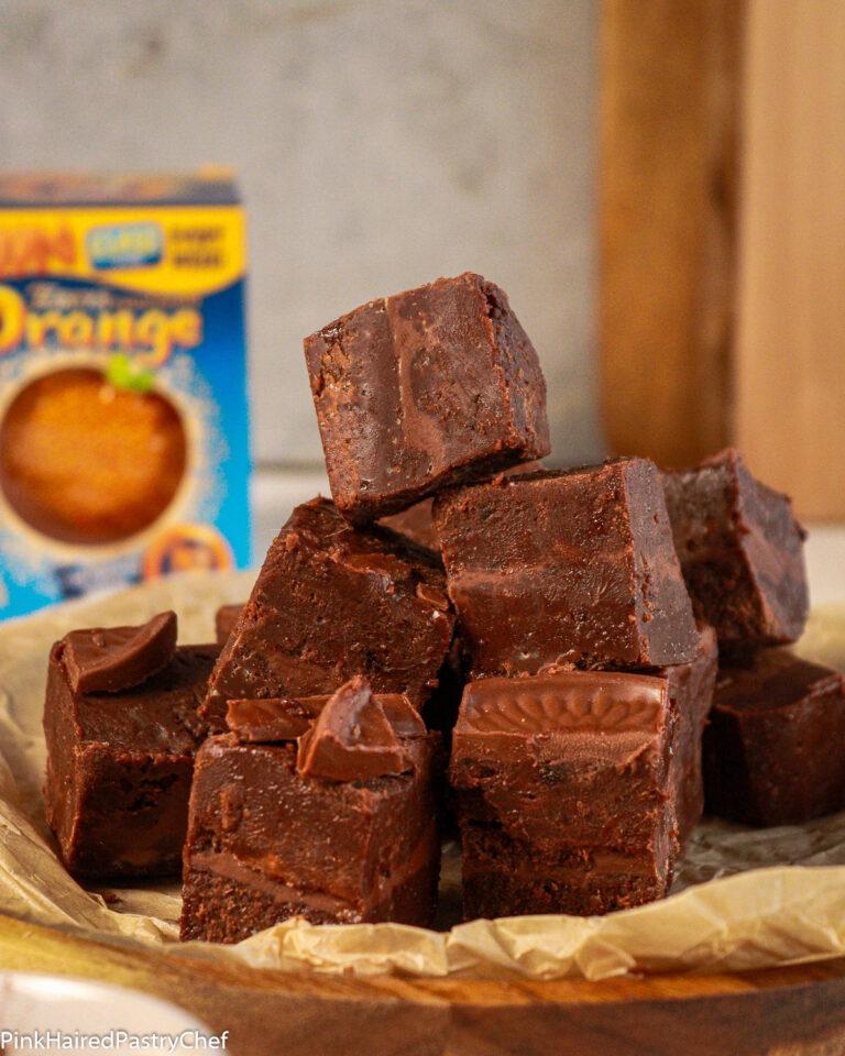 Terry's Chocolate Orange Fudge - Small Batch Recipe - Pink Haired ...