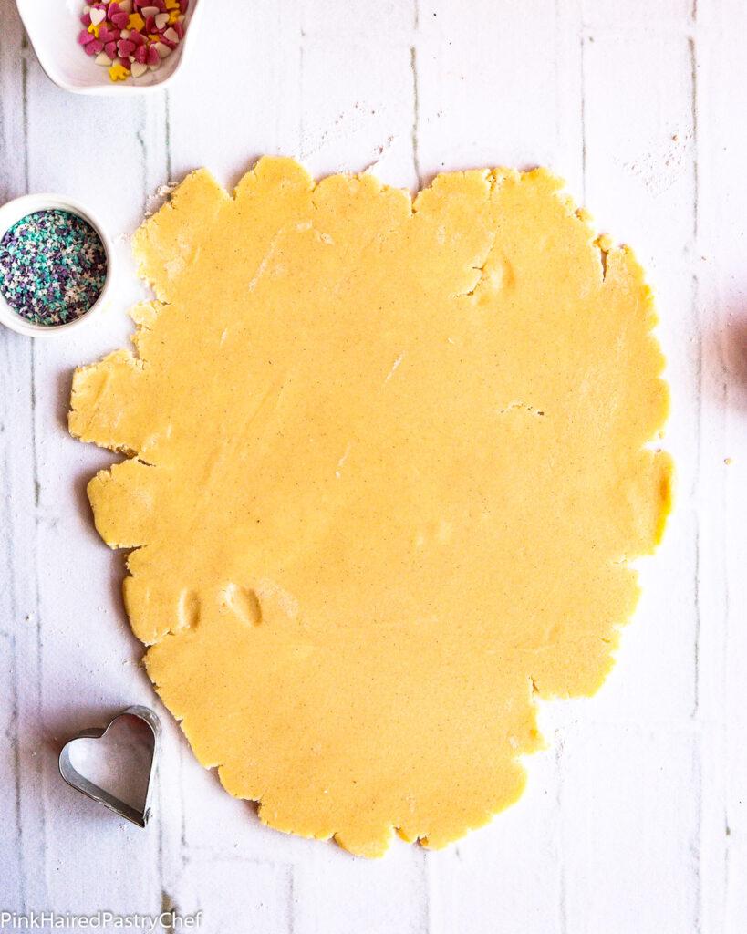 Vanilla Heart Shaped Shortbread Biscuits Recipe - Pink Haired Pastry Chef