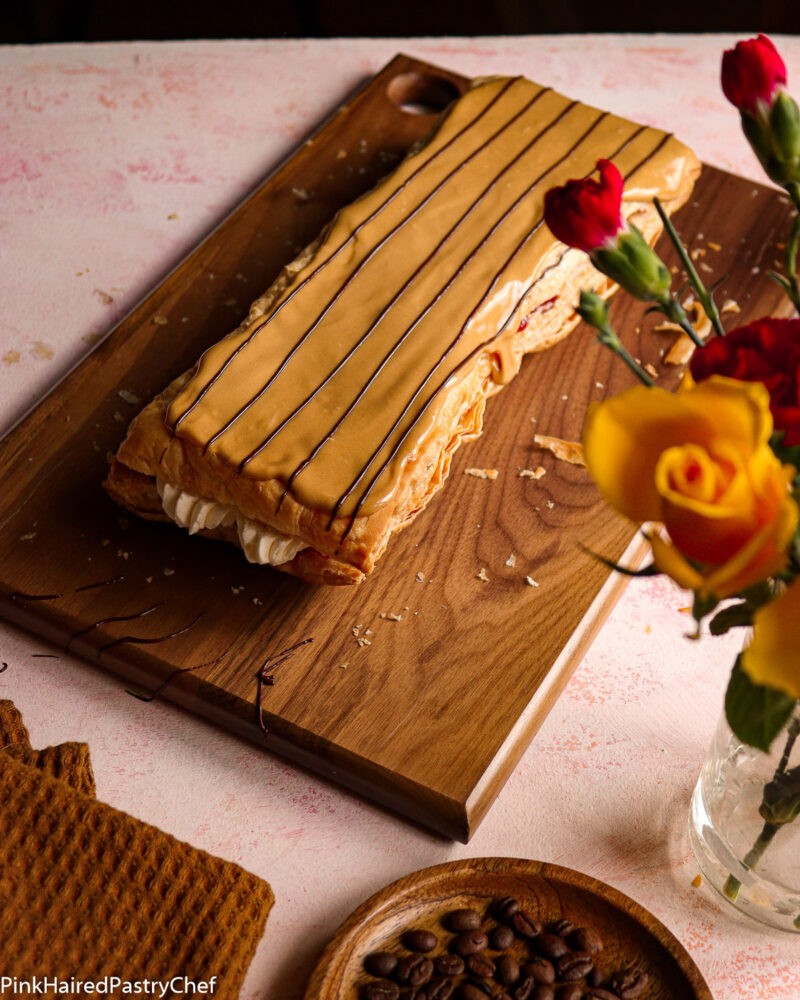 Bakery Style Coffee Slices Recipe - Pink Haired Pastry Chef