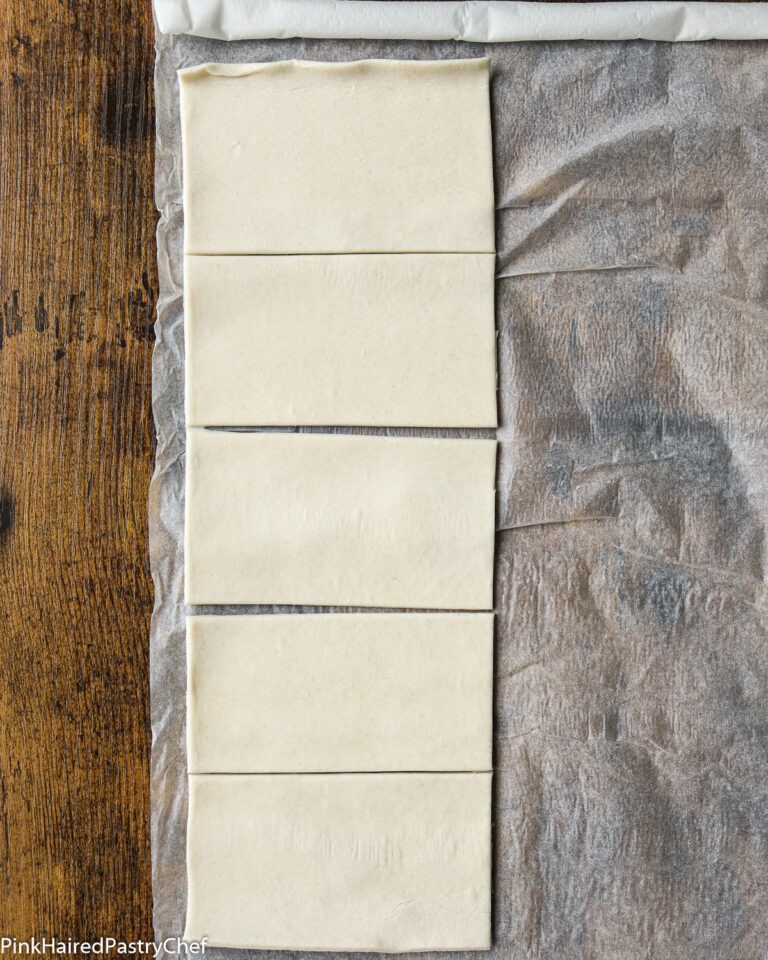 Bakery Style Cream Slices Recipe - Pink Haired Pastry Chef