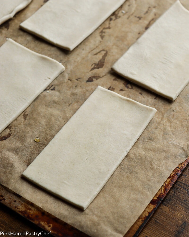 Bakery Style Cream Slices Recipe - Pink Haired Pastry Chef