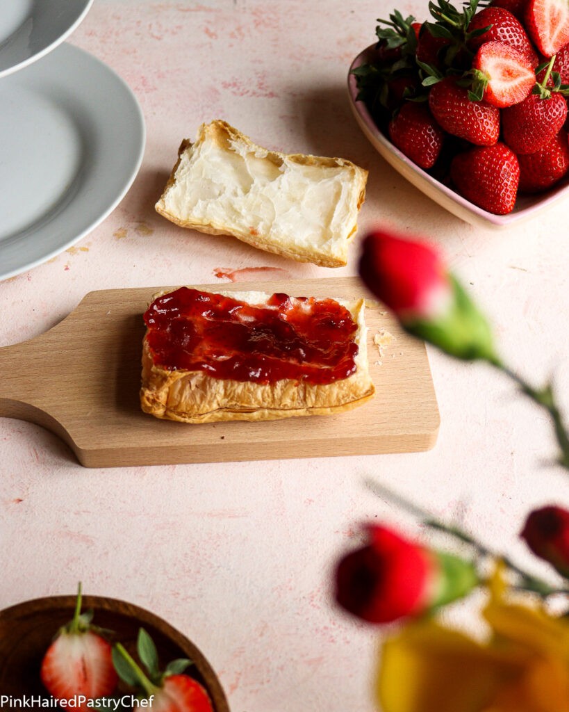 Bakery Style Cream Slices Recipe - Pink Haired Pastry Chef