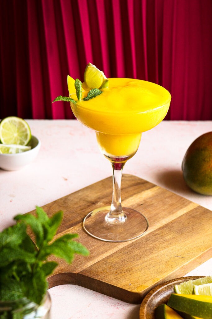 Mango Passionfruit Frozen Daiquiri Cocktail Recipe - Pink Haired Pastry ...