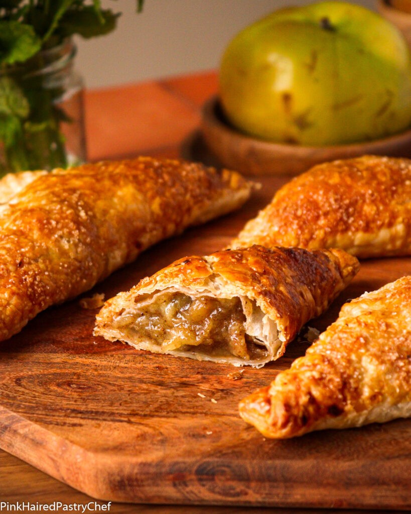 Bakery Style Apple Turnovers Recipe - Pink Haired Pastry Chef