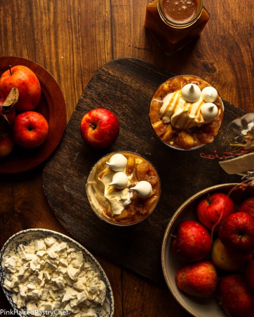 Caramel Apple Eton Mess Recipe - Pink Haired Pastry Chef