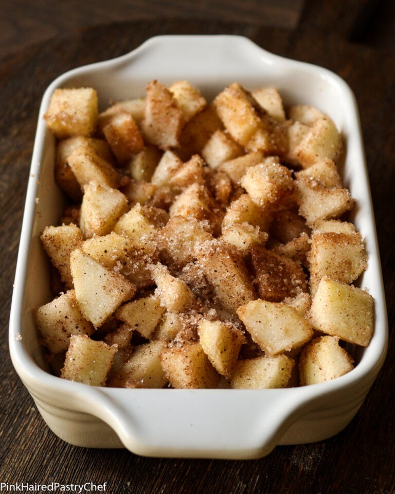 Small Batch Apple Crumble Recipe - Pink Haired Pastry Chef