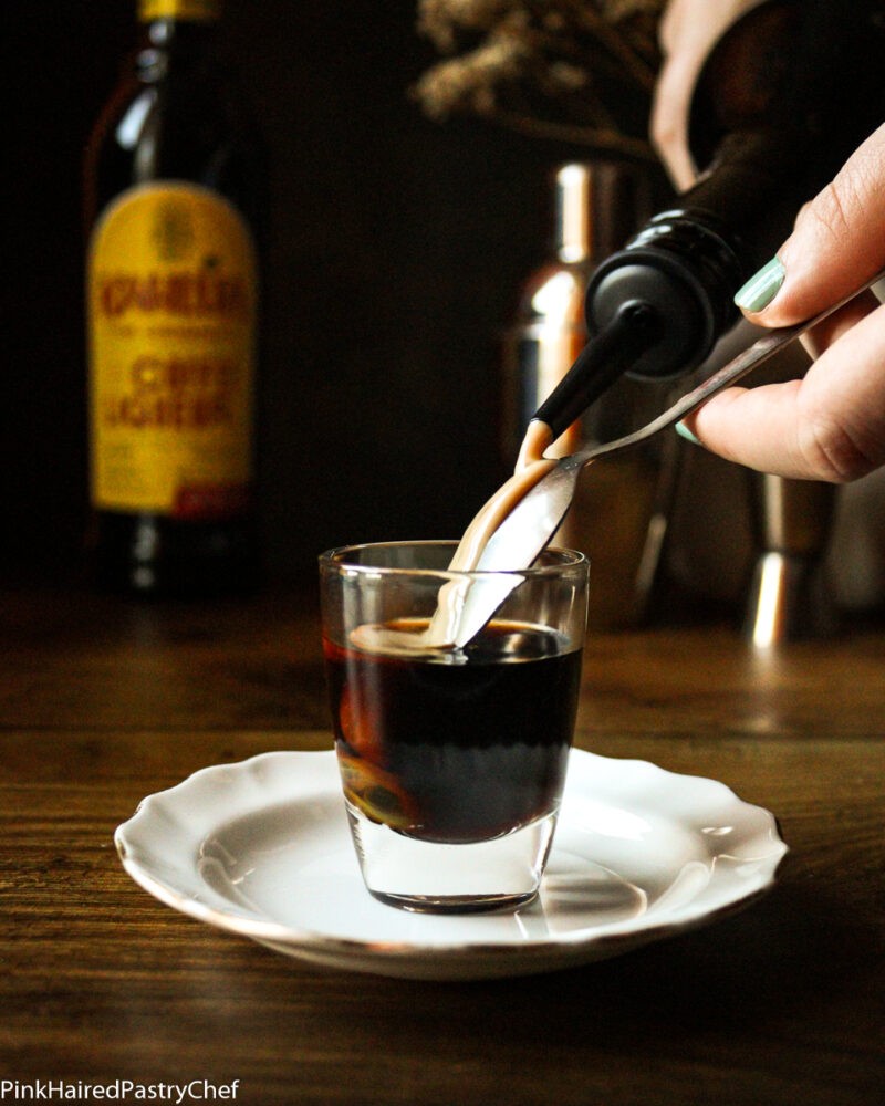 Baby Guinness Shot Recipe - Pink Haired Pastry Chef