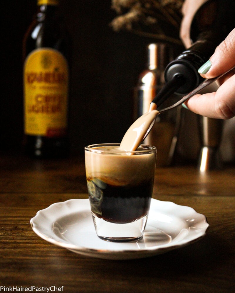 Baby Guinness Shot Recipe - Pink Haired Pastry Chef