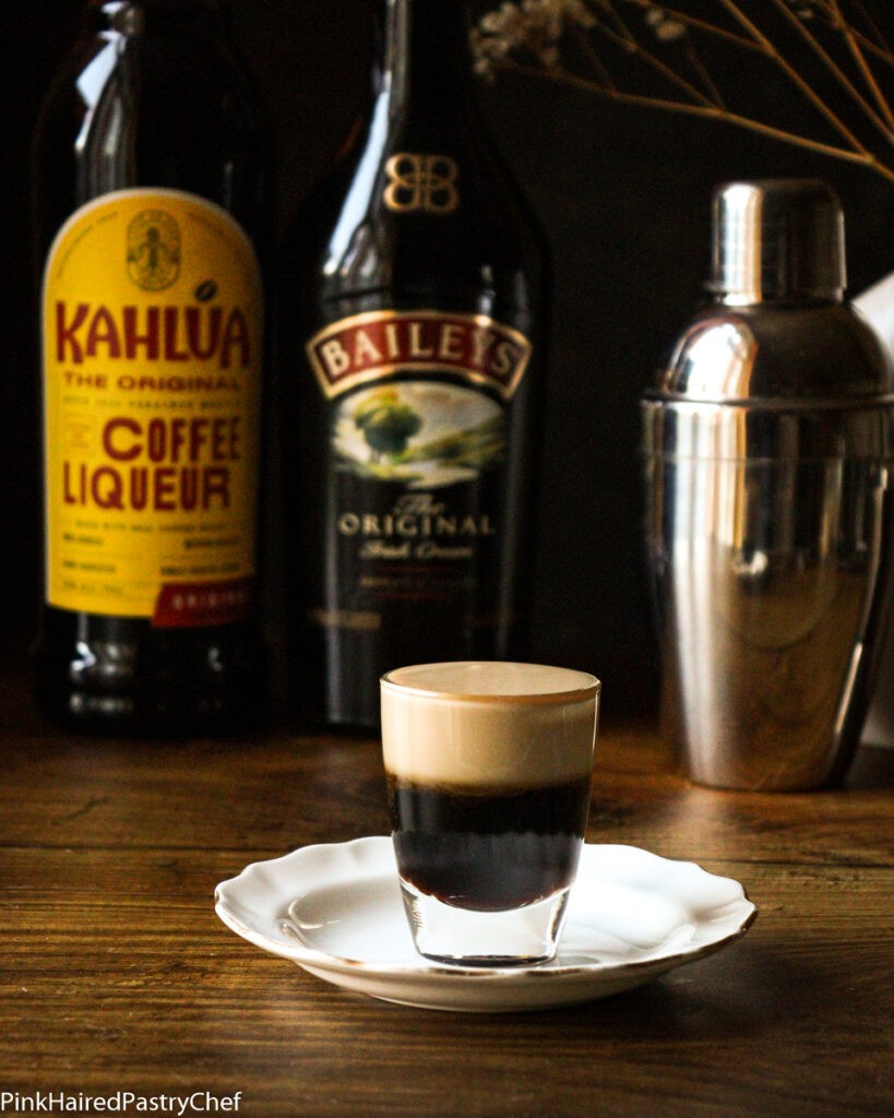 Baby Guinness Shot Recipe - Pink Haired Pastry Chef