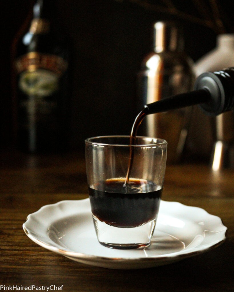 Baby Guinness Shot Recipe - Pink Haired Pastry Chef