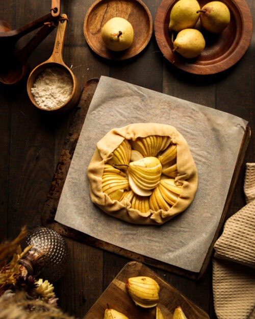 Easy Pear Galette Recipe - Pink Haired Pastry Chef
