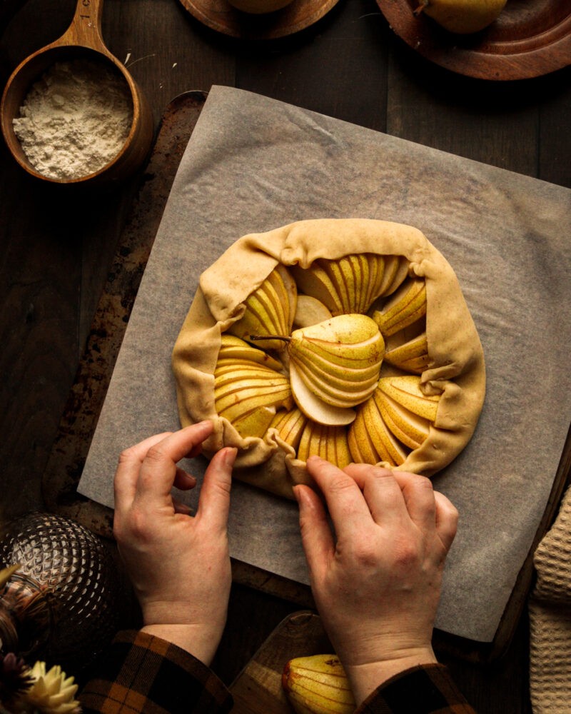 Easy Pear Galette Recipe - Pink Haired Pastry Chef