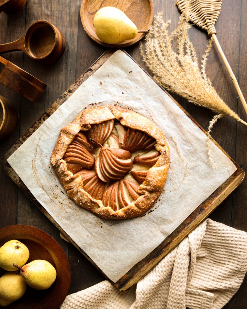 Easy Pear Galette Recipe - Pink Haired Pastry Chef