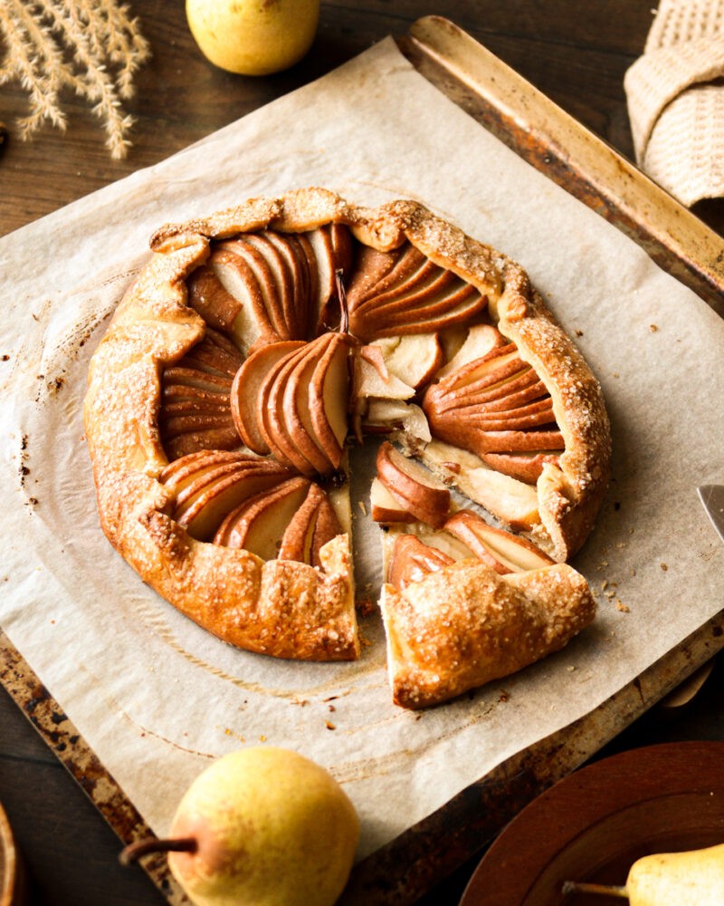Easy Pear Galette Recipe - Pink Haired Pastry Chef