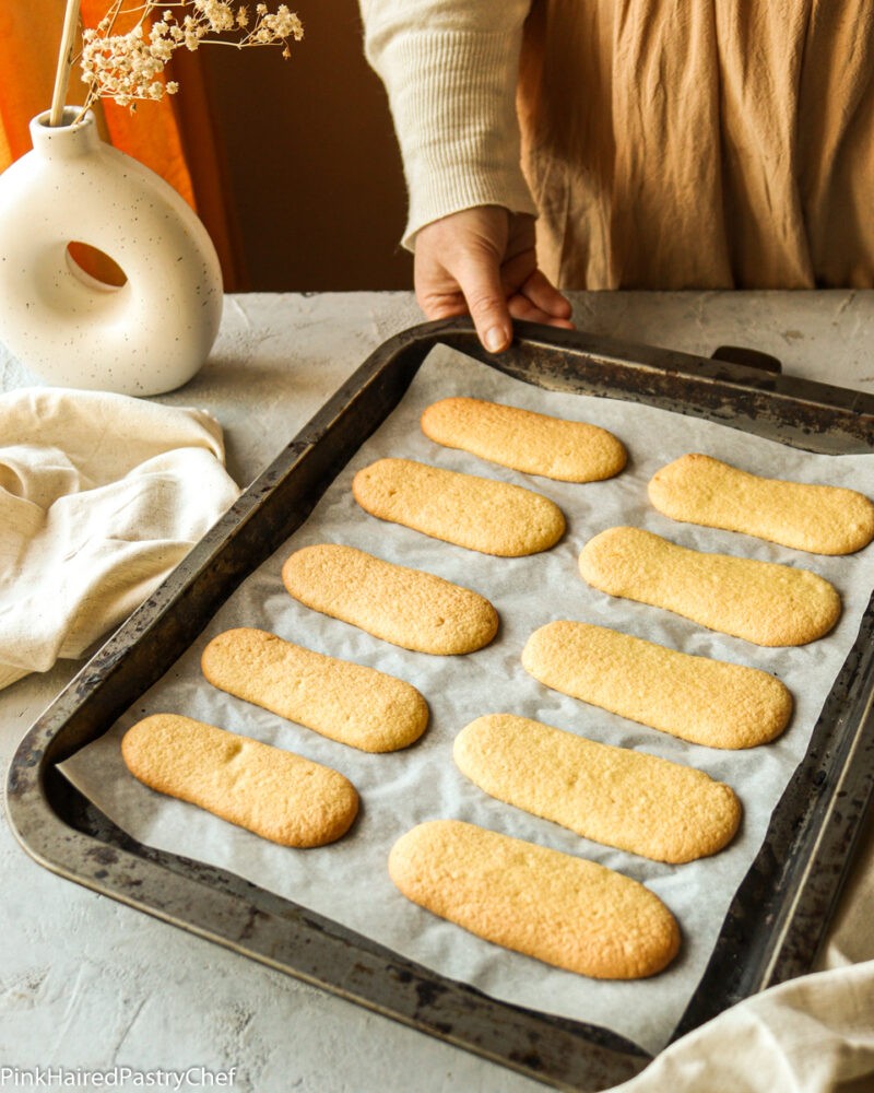 Homemade Sponge Ladyfingers for Trifle and Tiramisu Recipe - Pink ...
