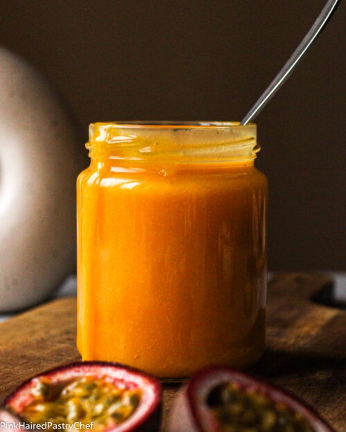 Homemade Passionfruit Curd Recipe - Pink Haired Pastry Chef