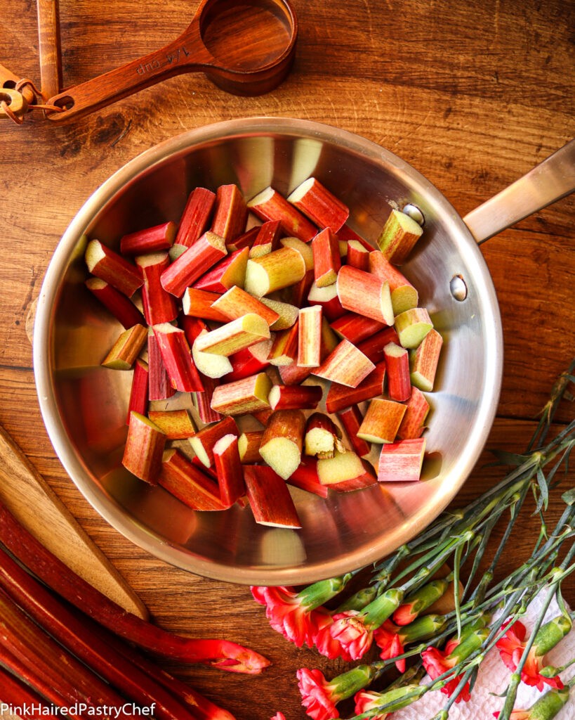 Homemade Stewed Rhubarb Recipe - Pink Haired Pastry Chef
