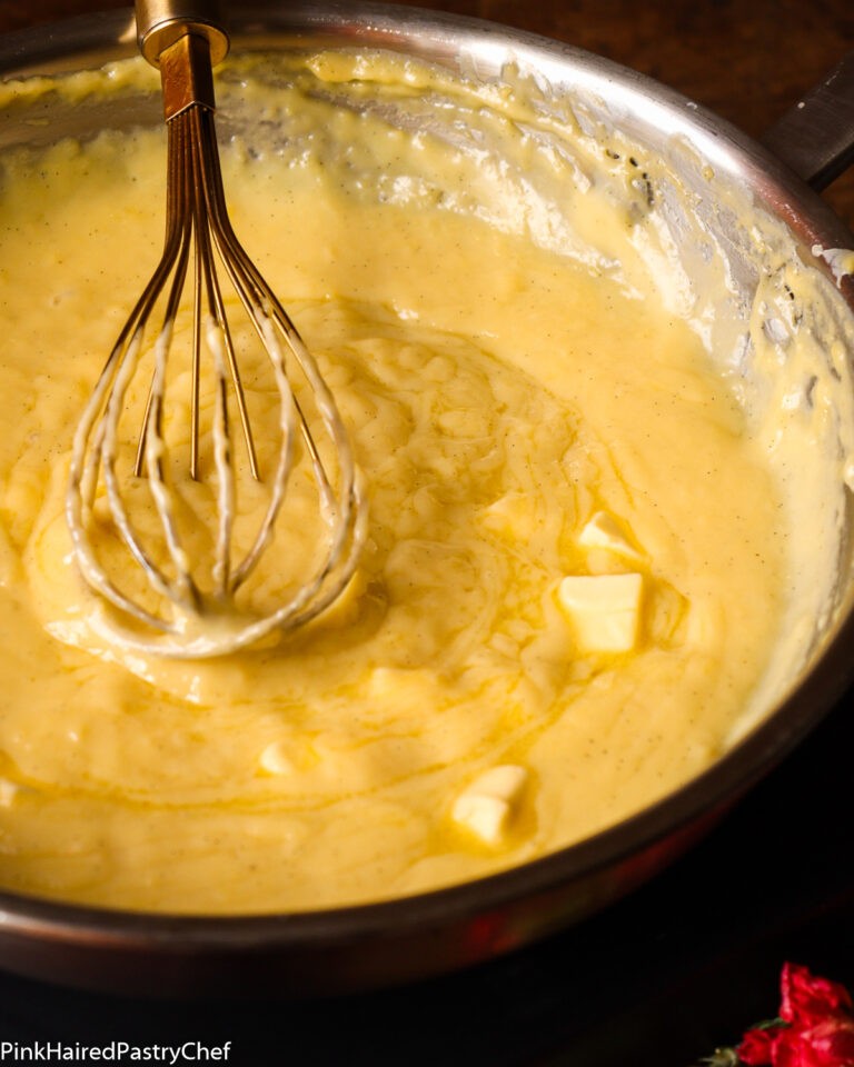 Bake Stable Custard Recipe - Pink Haired Pastry Chef