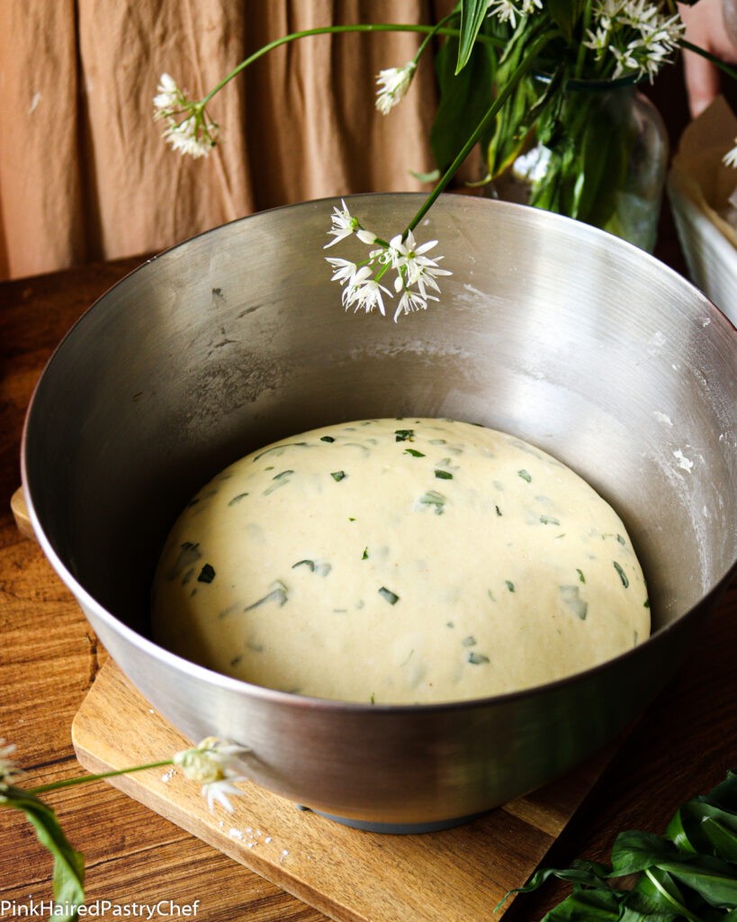 Wild Garlic Bread Rolls Recipe - Pink Haired Pastry Chef