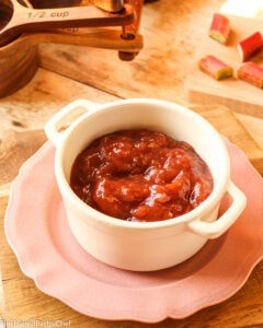 Homemade Stewed Rhubarb Recipe - Pink Haired Pastry Chef