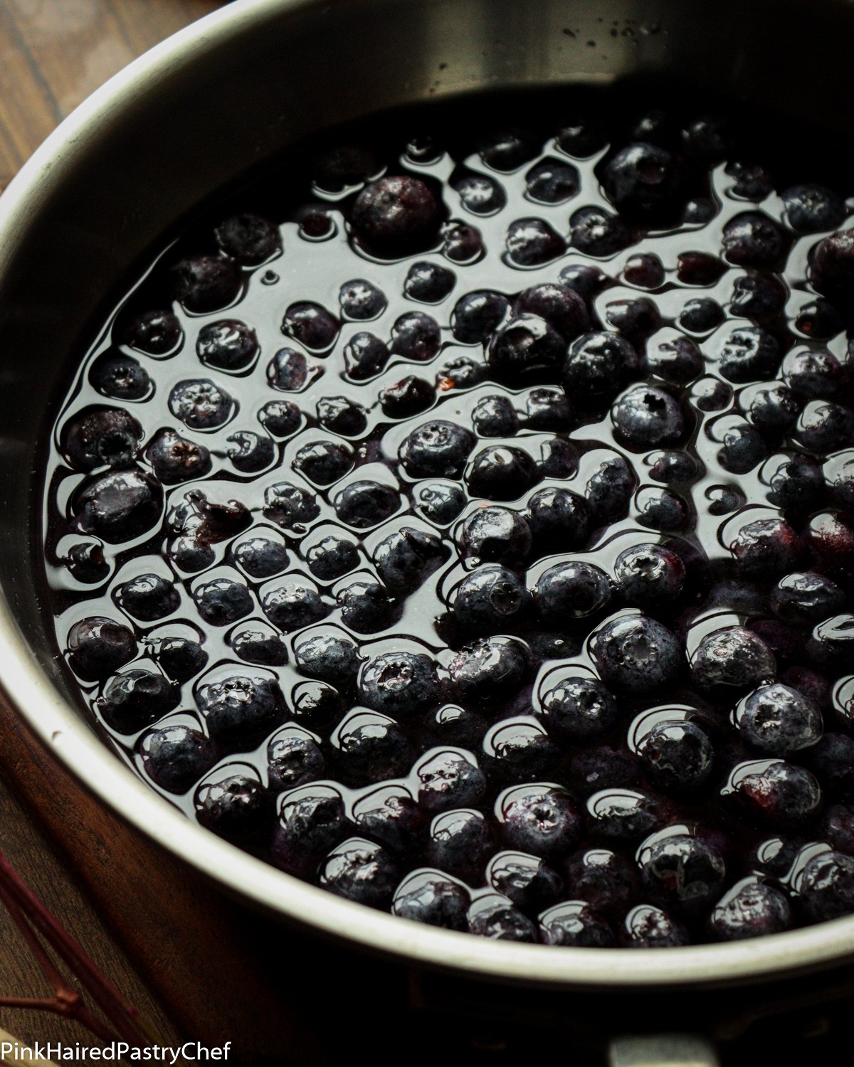 Blueberry Vanilla Compote - Thick Filling for Cakes Recipe - Pink ...