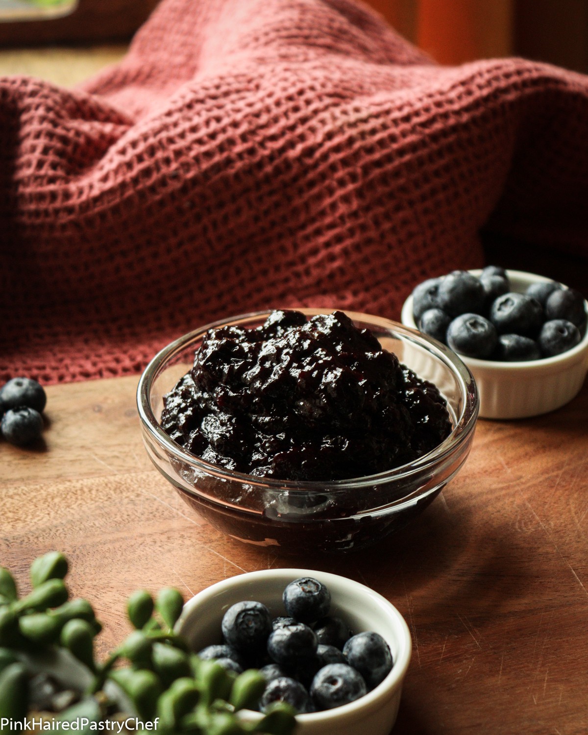 Blueberry Vanilla Compote - Thick Filling for Cakes Recipe - Pink ...