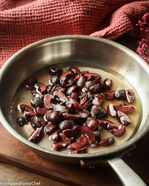 Cherry Compote - Filling for Cakes Recipe - Pink Haired Pastry Chef