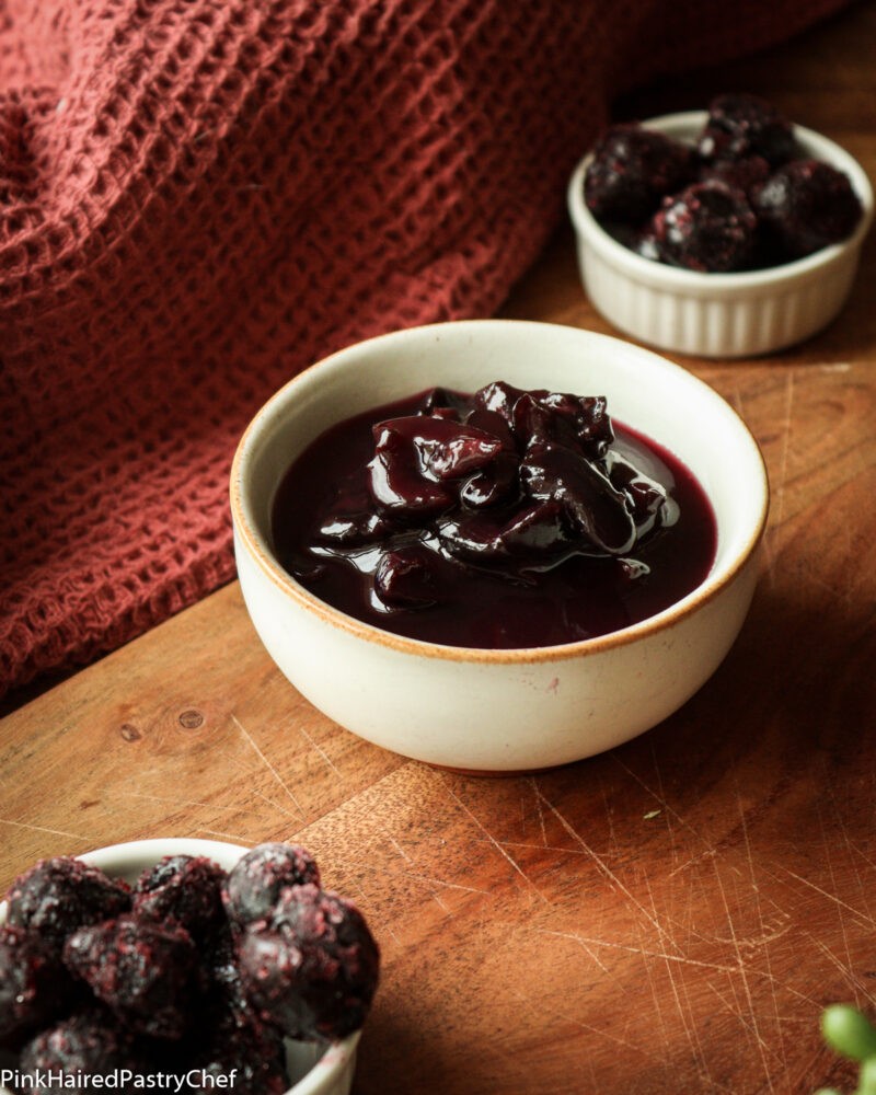 Cherry Compote - Filling for Cakes Recipe - Pink Haired Pastry Chef