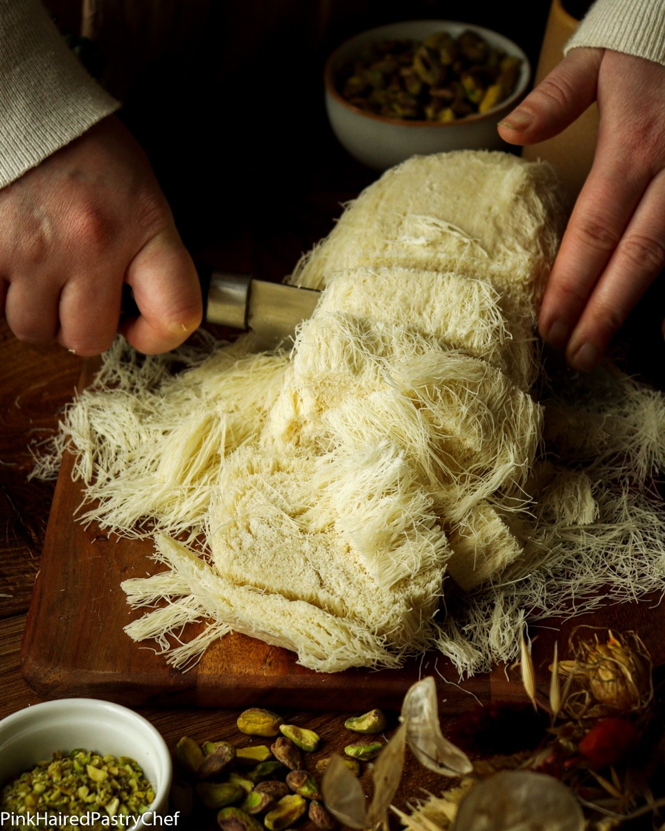 How To Cook Kataifi Pastry for Dubai Chocolate Recipes - Pink Haired ...