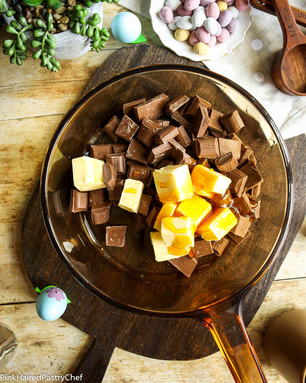 Easter Chocolate Rocky Road Recipe - Pink Haired Pastry Chef