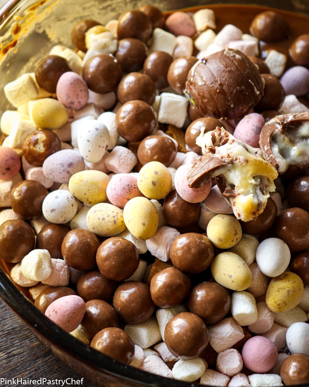 Easter Chocolate Rocky Road Recipe - Pink Haired Pastry Chef